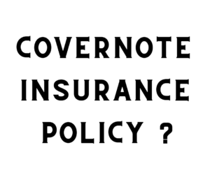 Cover Note Insurance | Cara Dapatkan Dokumen